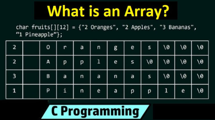What is an Array in C Language? - Pedagogy Zone